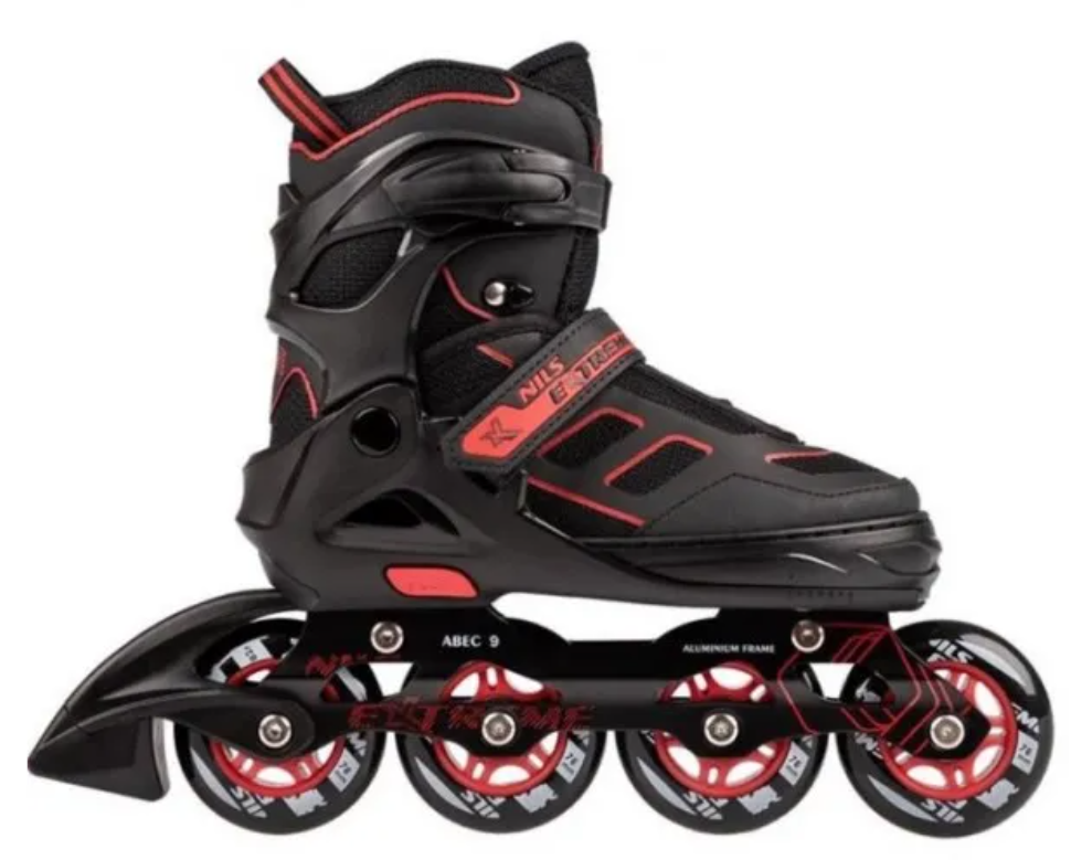 NILS Extreme Pro Semisoft Rød - Inliners rulleskøjter